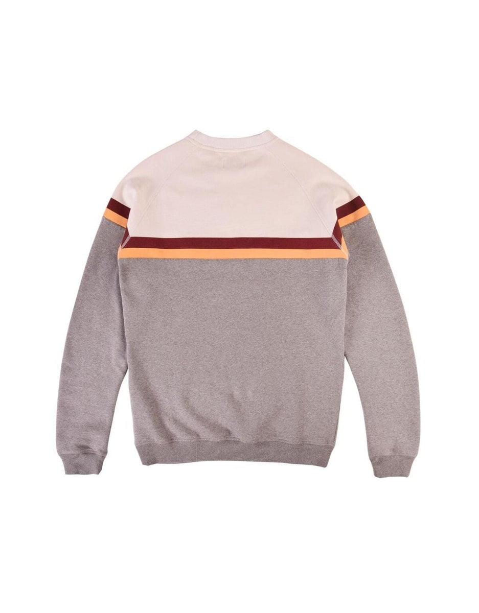 Colour Block Fleece Sweatshirt - Lightning Bolt Surf Co