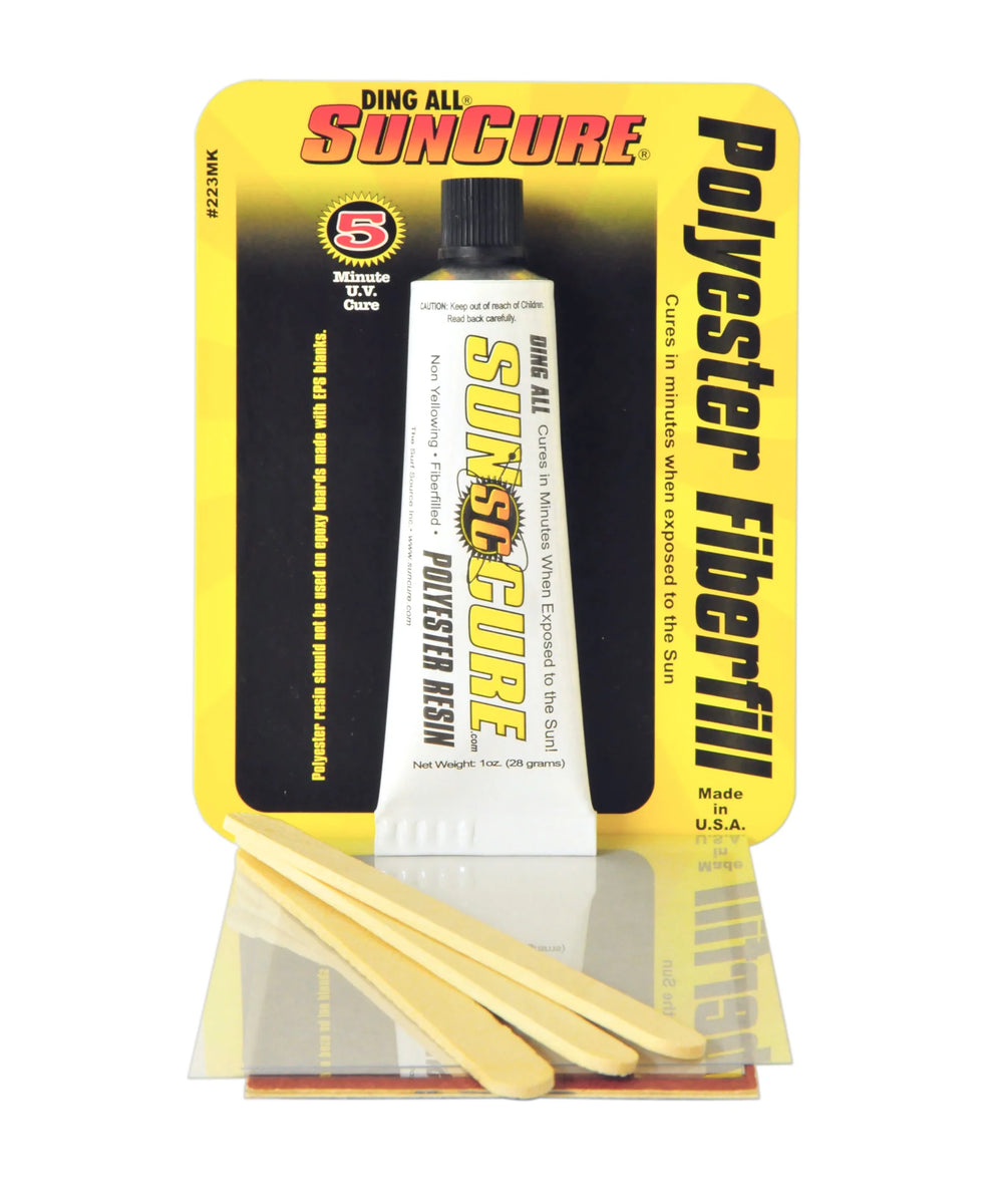 Ding All - Sun Cure Polyester Fibrefill Kit 1oz - Surfboard Repair Kit