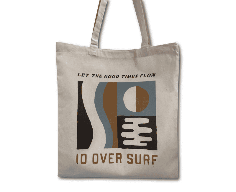 Let The Good Times Flow - Tote Bag - 10 Over Surf Shop