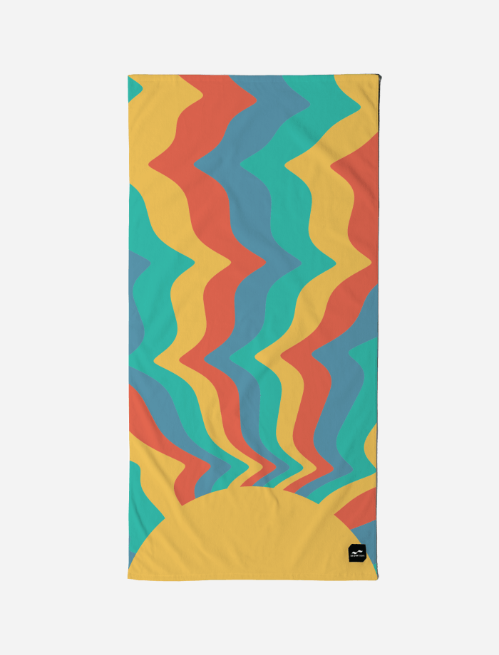 Neon beach towel store